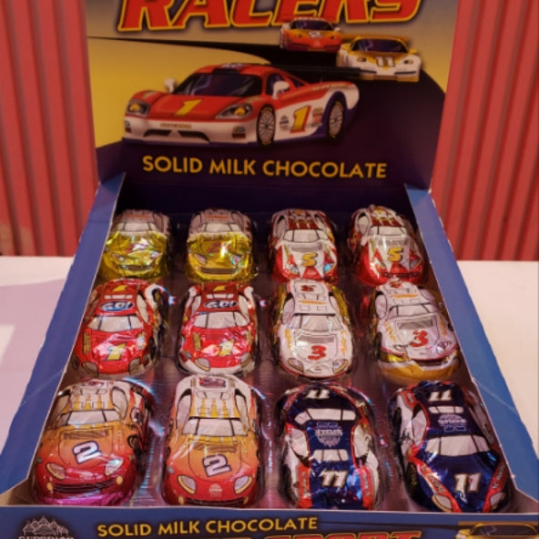 Solid Milk Chocolate Race Cars – Sweets n' Such Candy Shop